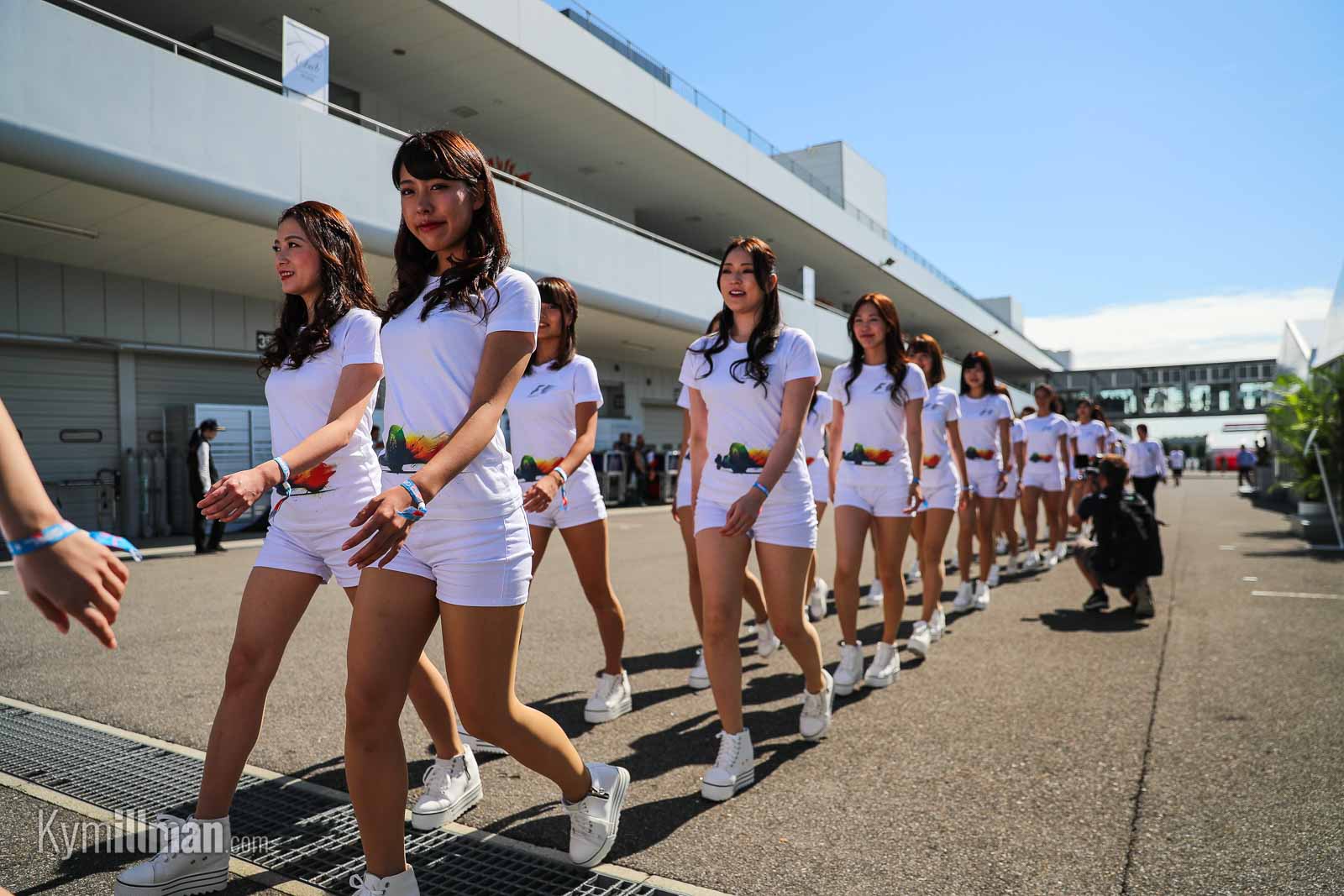 JAPANESE GRAND PRIX - RACE DAY SUNDAY - Kym Illman