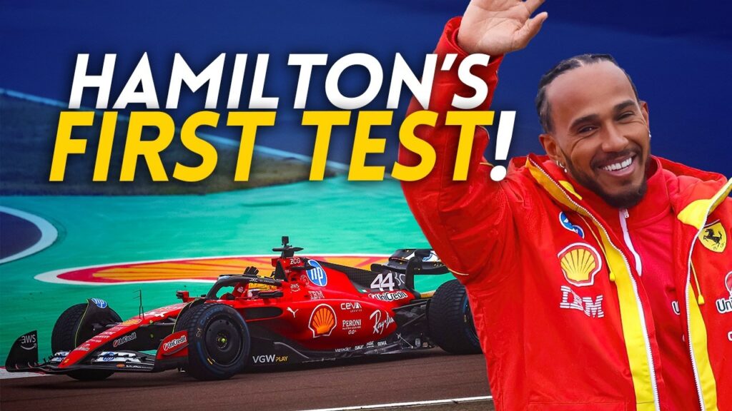 Lewis Hamilton’s Historic First Test with Ferrari - Kym Illman