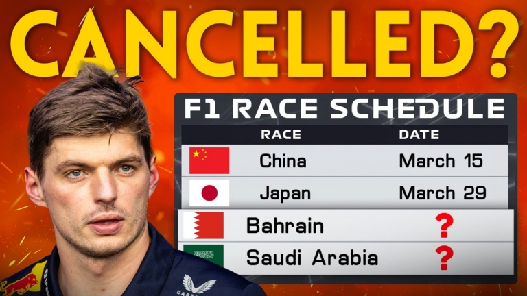 Will the MIDDLE EAST F1 races be CANCELLED? - Kym Illman