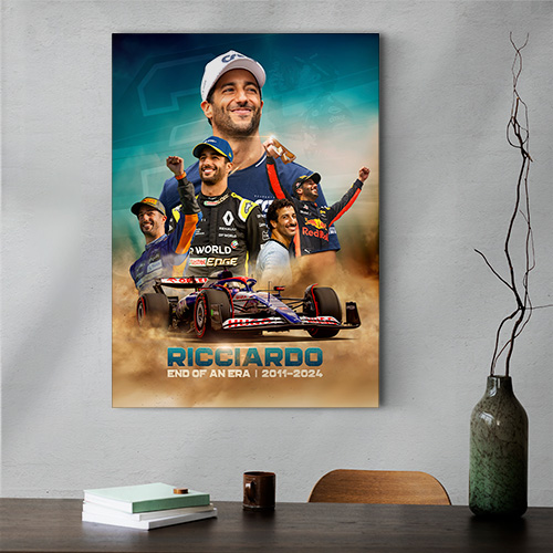 Daniel Ricciardo End of an Era Contemporary - Kym Illman