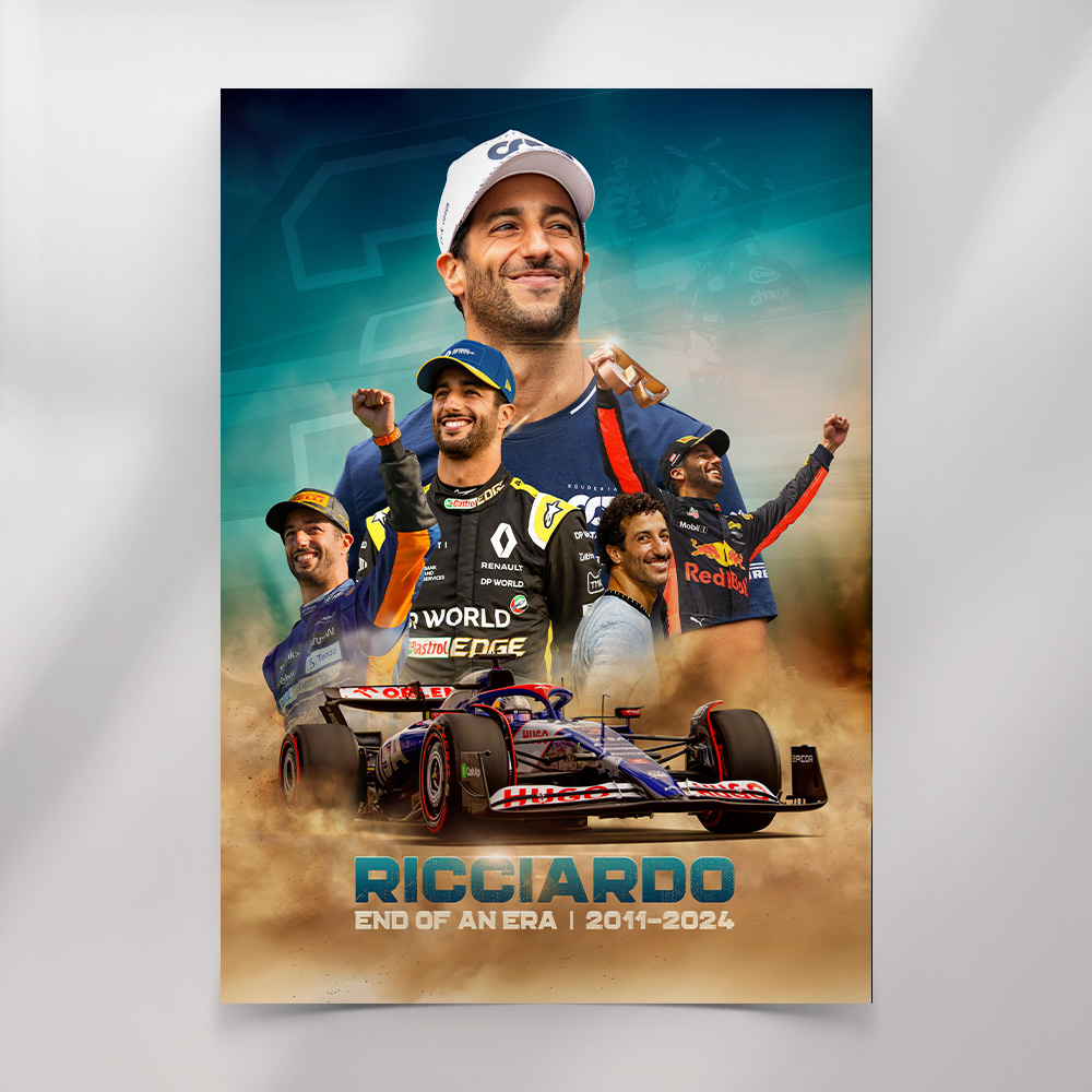 Daniel Ricciardo End of an Era Contemporary - Kym Illman